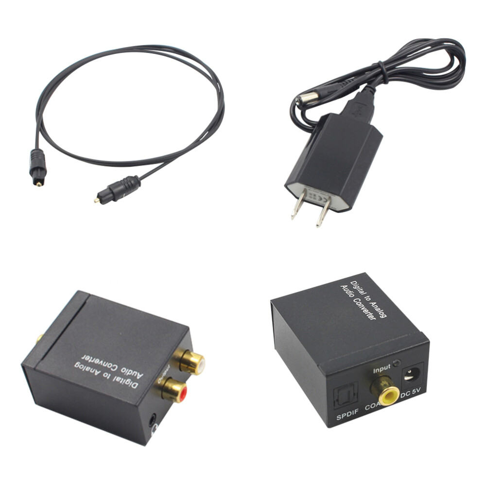 Optical To Rca Adapter Analog To Digital Audio Converter With Optical ...