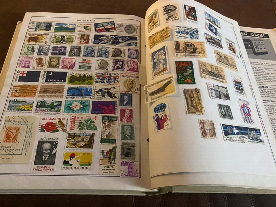 1968 Traveler Stamp Album of the World Postage Stamps!!! 100's of ...