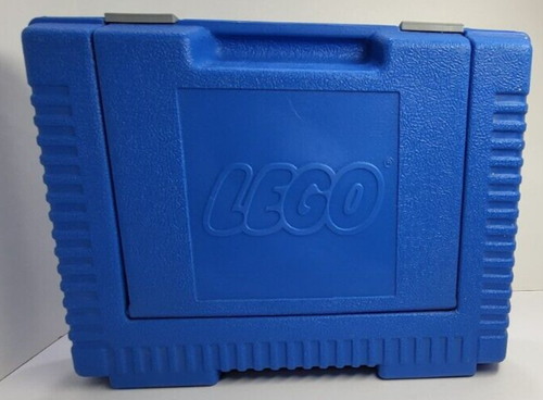1984 Vintage Blue Lego Carrying Case Storage Box Bin, Hard Plastic USA ...