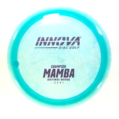 DISC GOLF INNOVA CHAMPION MAMBA UNDERSTABLE DISTANCE DRIVER 167g BLUE ...