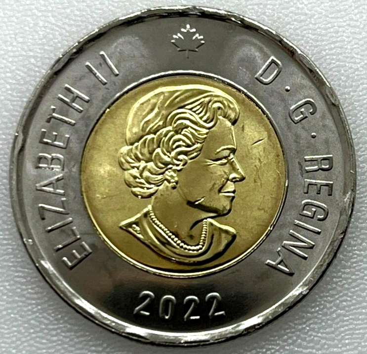 2022 Canada Summit Series $2 Dollar Toonie Coin, Colored & Non-Colored ...