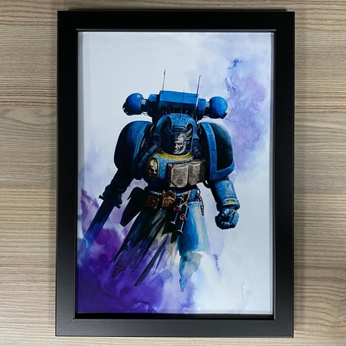 DARK ANGELS FRAMED ART LIBRARIAN SPACE MARINES WARHAMMER 40K | eBay