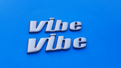 03 04 05 06 07 08 PONTIAC VIBE SIDE DOOR EMBLEM LOGO BADGE SYMBOL SET ...