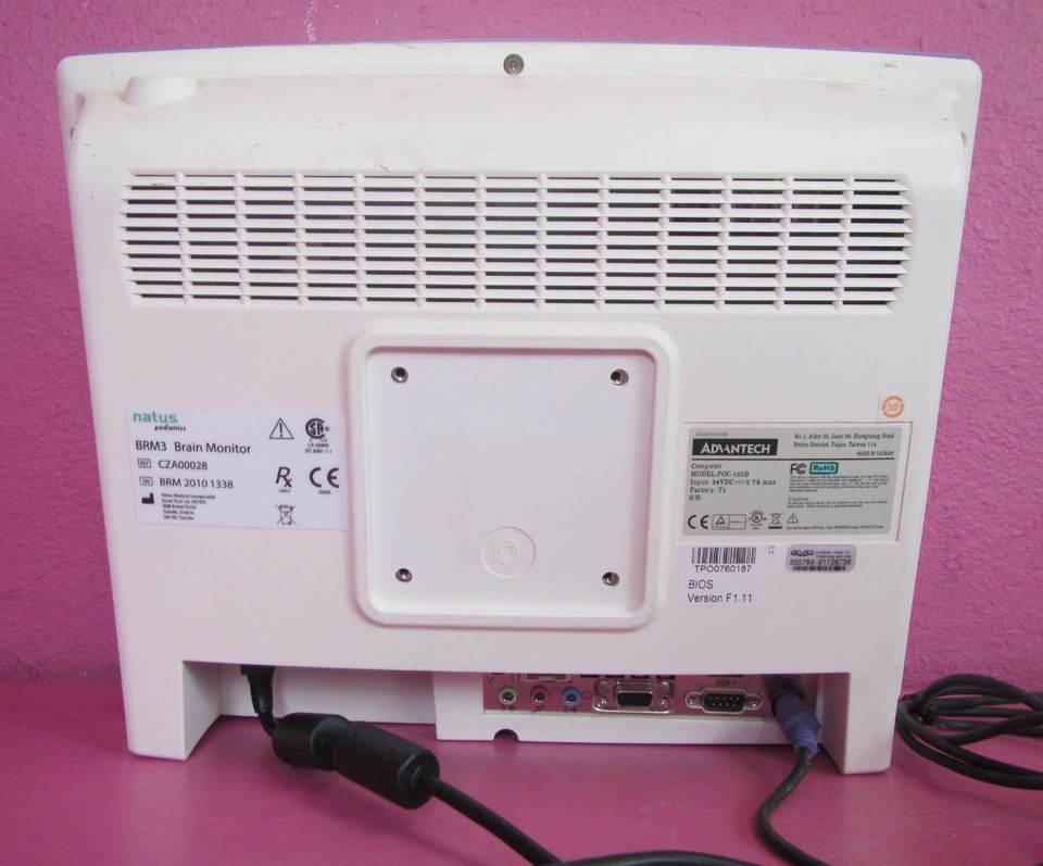 Natus BRM3 Brainz Brain Monitor Pediatric Infant NICU EEG w/ Brainz DAU ...