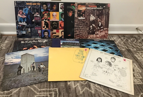 The Who Vintage Vinyl Lot (10) Tommy, By Numbers, Leeds, Hooligans ...