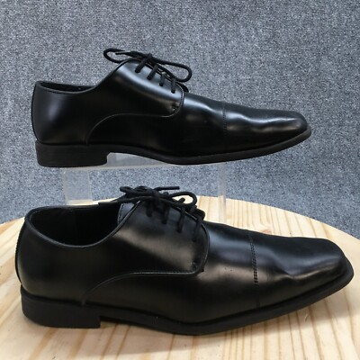 JFW Jims Formal Wear Dress Shoes Mens 11M Oxford Black Faux Leather ...