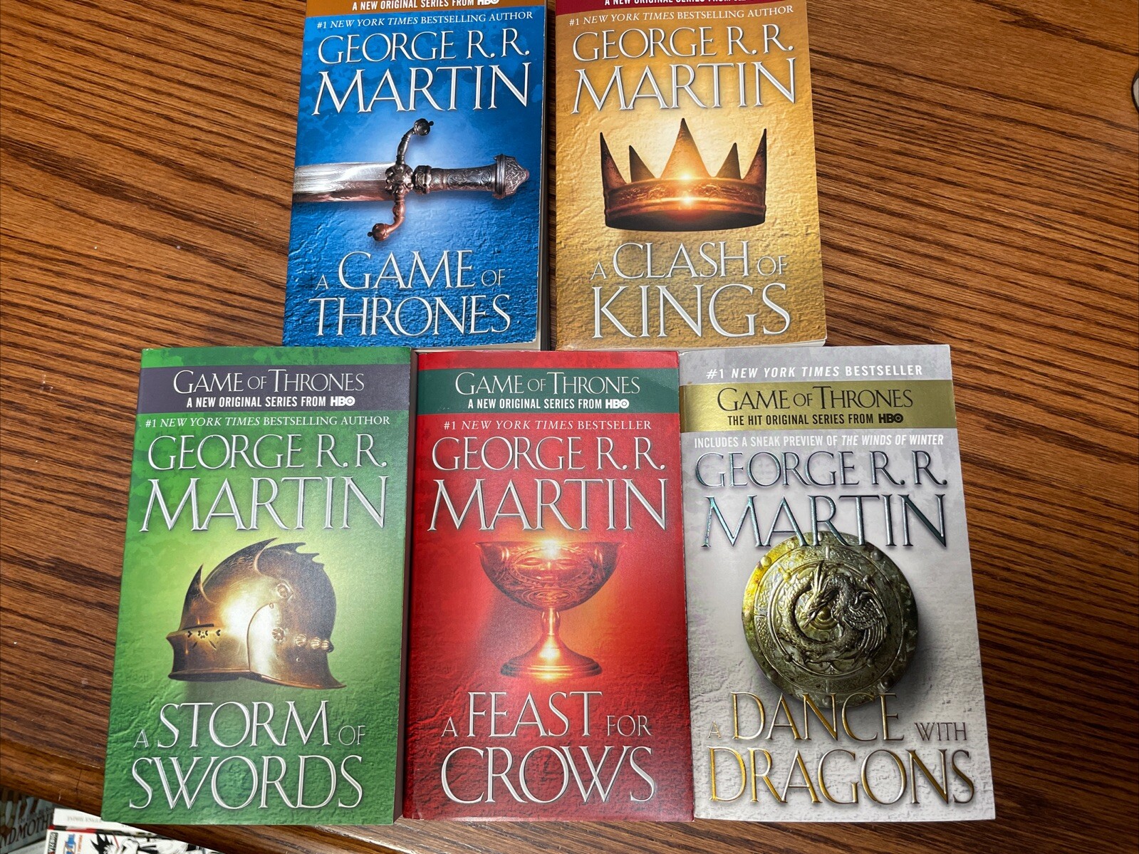 A GAME OF THRONES - BOXED SET Books 1-5 | eBay