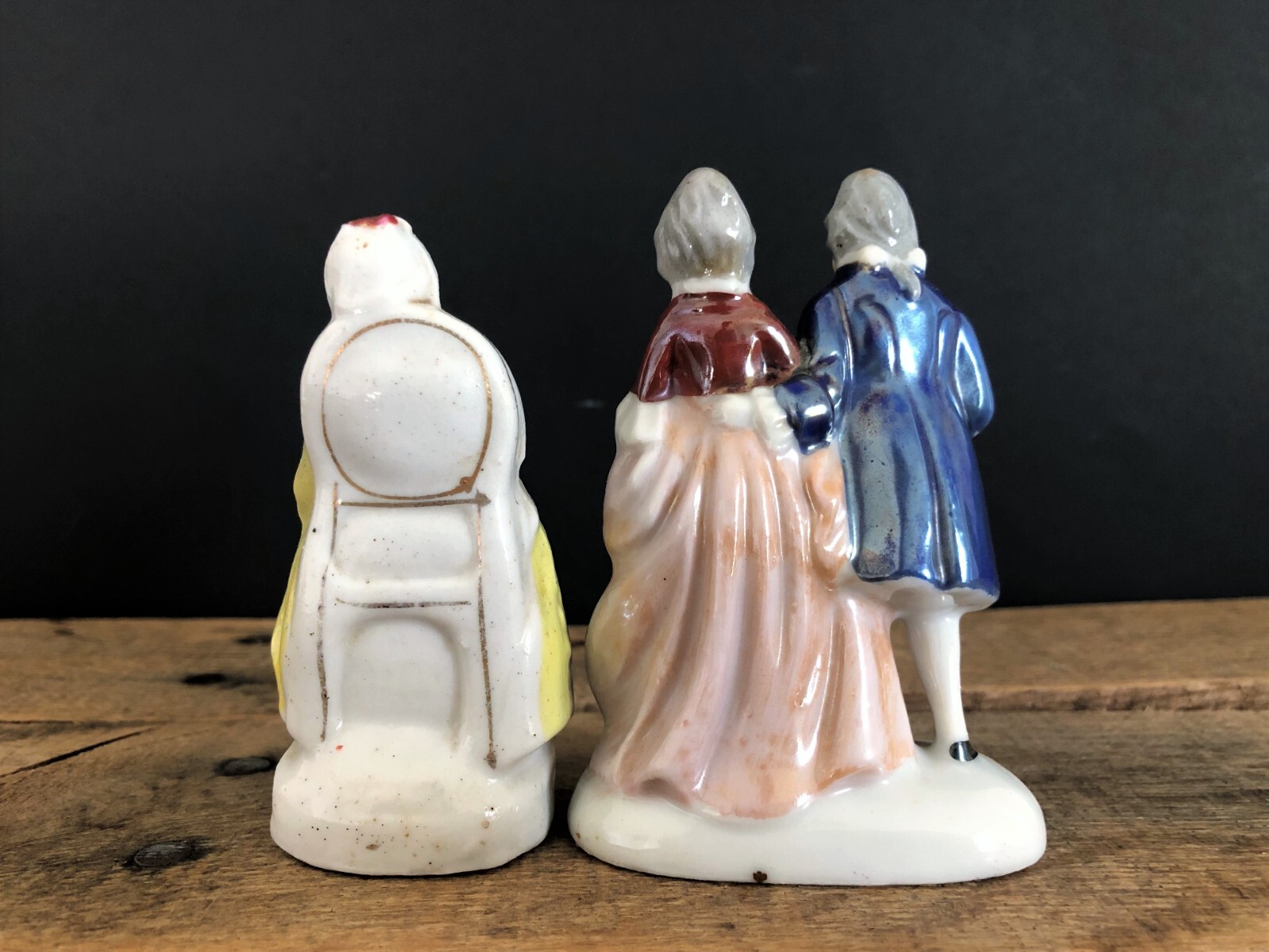 3 Porcelain Ceramic Victorian Colonial Regency Era Horse & Carriage ...