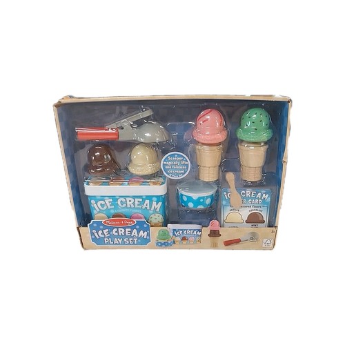 Melissa & Doug~Scoop Stack & Serve Ice Cream Cone Magnetic Playset~NIB ...