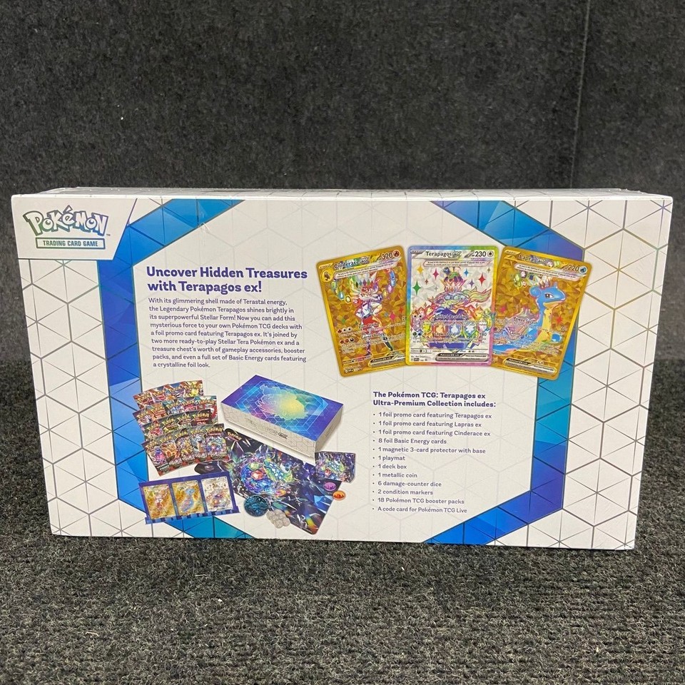POKEMON TCG: Terapagos ex Ultra-Premium Collection, Sealed Box has ...