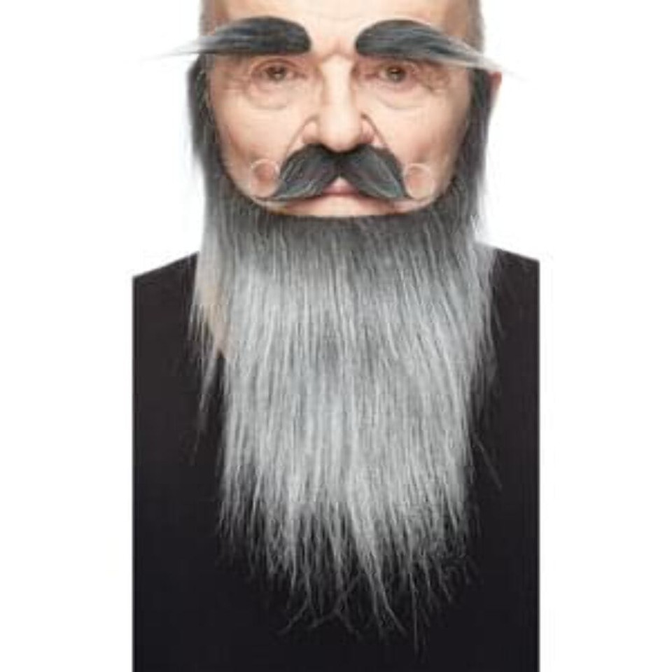 Medieval King Fake Mustache Beard & Eyebrows | eBay