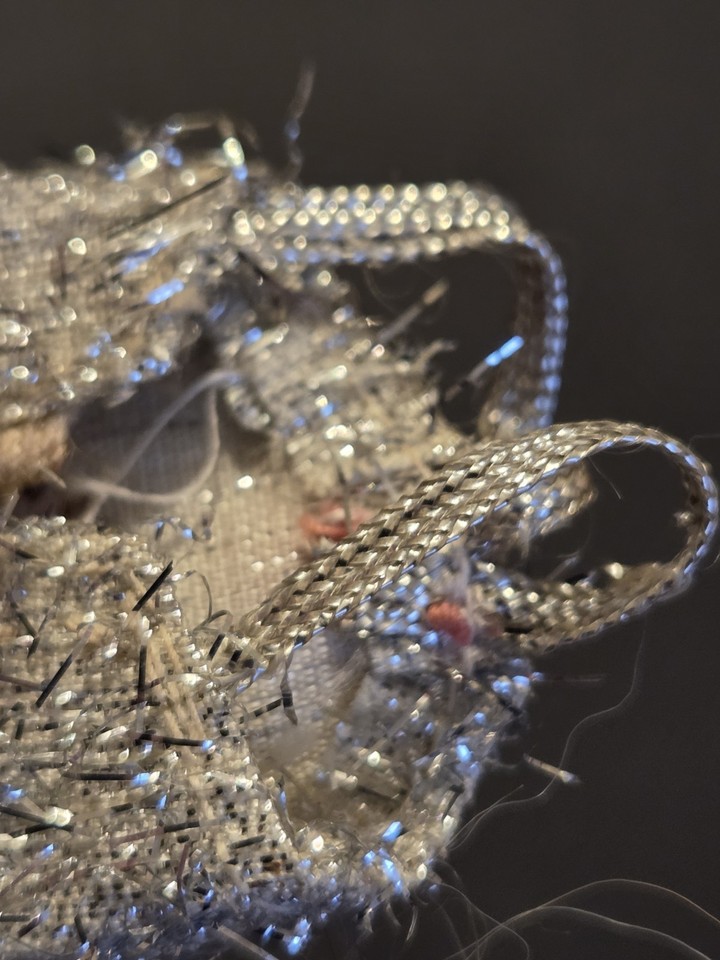 1970's PALITOY PIPPA DOLL MAXI SILVER DRESS (Tinsel or Lametta fabric ...