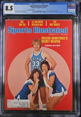 November 28, 1977 Larry Bird Sports Illustrated Magazine First Cover ...