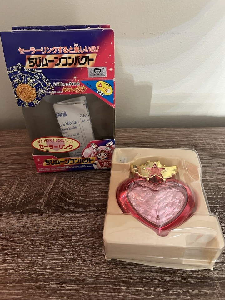 Sailor Moon SS Super Chibi Usa Moon Compact w/Box Used Work BANDAI 1995 ...
