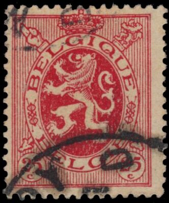 BELGIUM 204 - Belgian Lion "1929 Rose Red" (pf13326) | eBay
