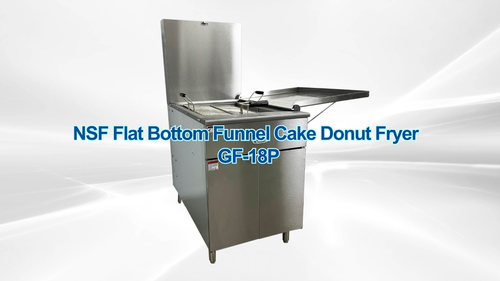 NSF 24" Natural Gas Commercial Donut Fryer Flat Bottom Funnel Cake ...