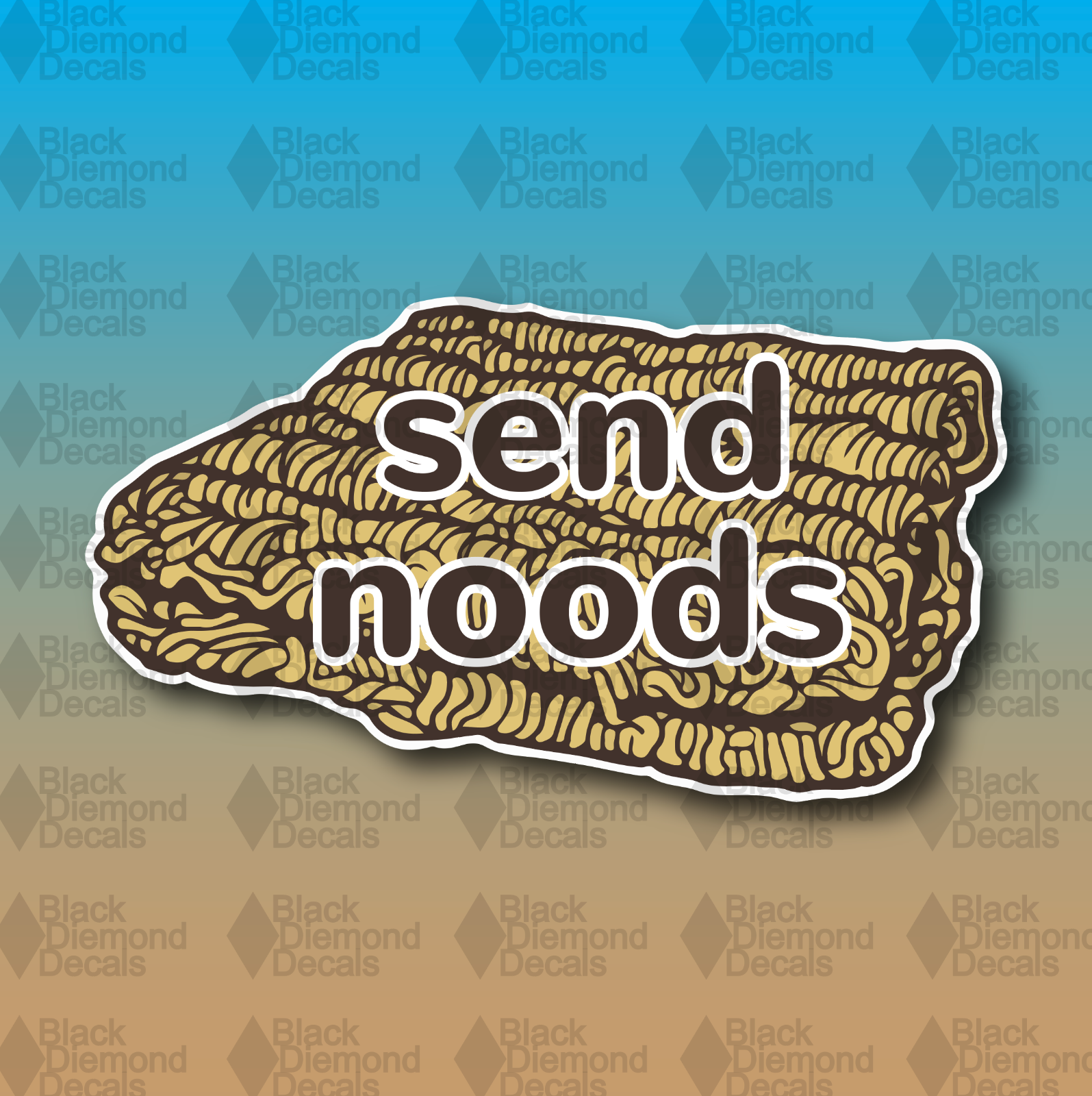 SEND NUDES Noods Noodles Ramen Funny MEME 4" Custom Vinyl Decal Sticker ...