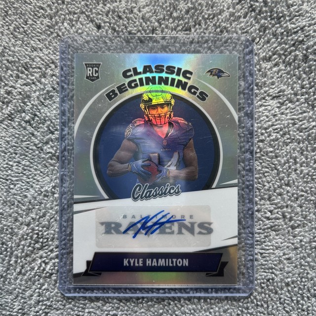 2022 Panini Classics - Classic Beginnings Silver #CB-25 Kyle Hamilton ...