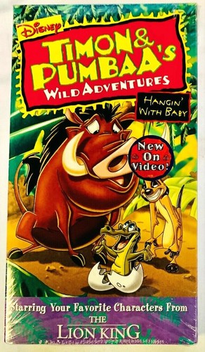 Timon and Pumbaa's Wild Adventures: Hangin With Baby(VHS, 1996) Lion ...