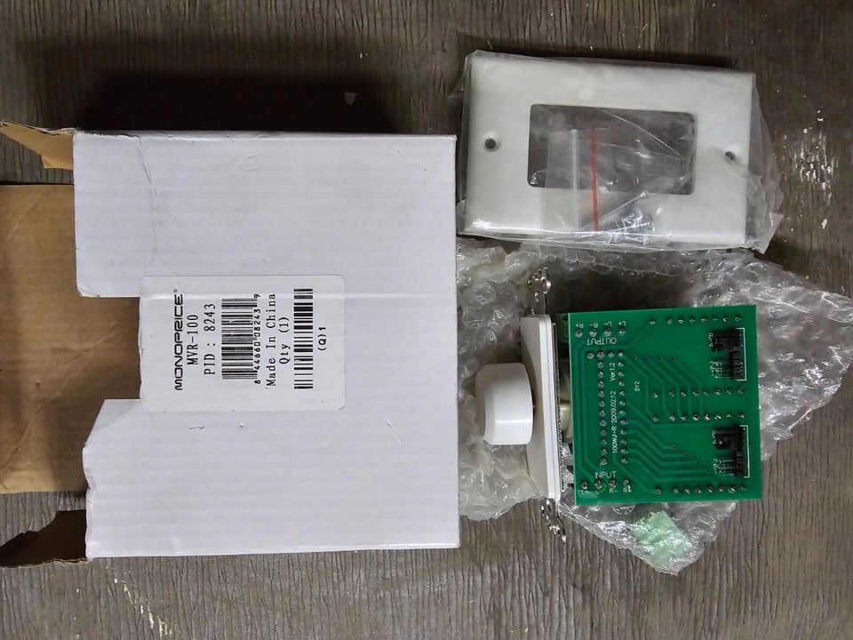 Monoprice mvr 100 speaker volume controller 8243 | eBay