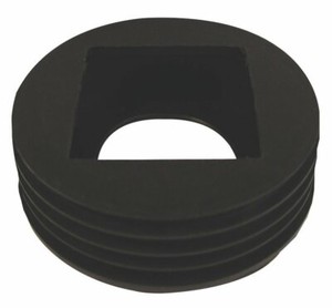 Rubber Rainwater Pipe Adaptor to Drain Pipe Round or Square 68mm 65mm ...