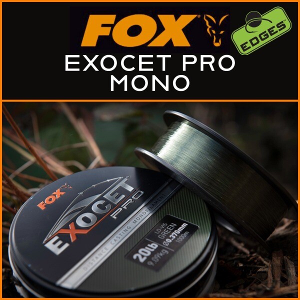 FOX EXOCET PRO MONO - ALL BREAKING STRAINS | NEW - CARP FISHING LINE | eBay