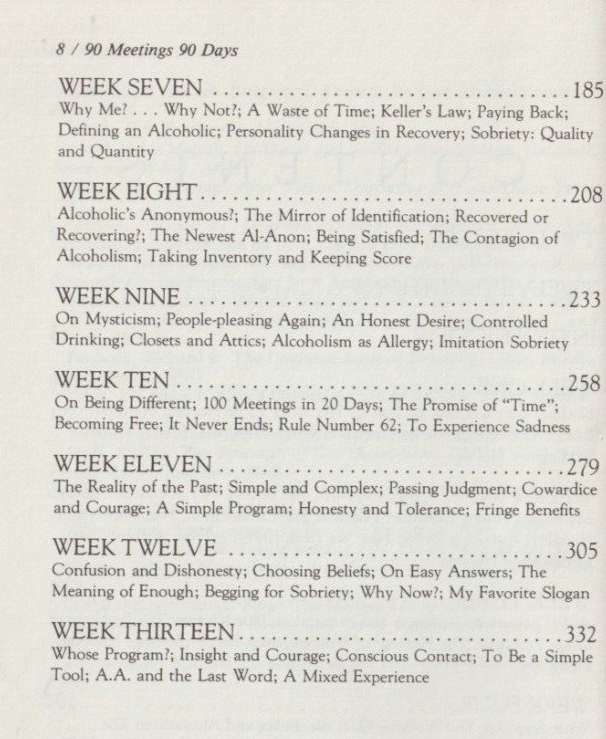 90 Meetings 90 Days. Journal of Experience, Strength, Hope, Alcoholics ...