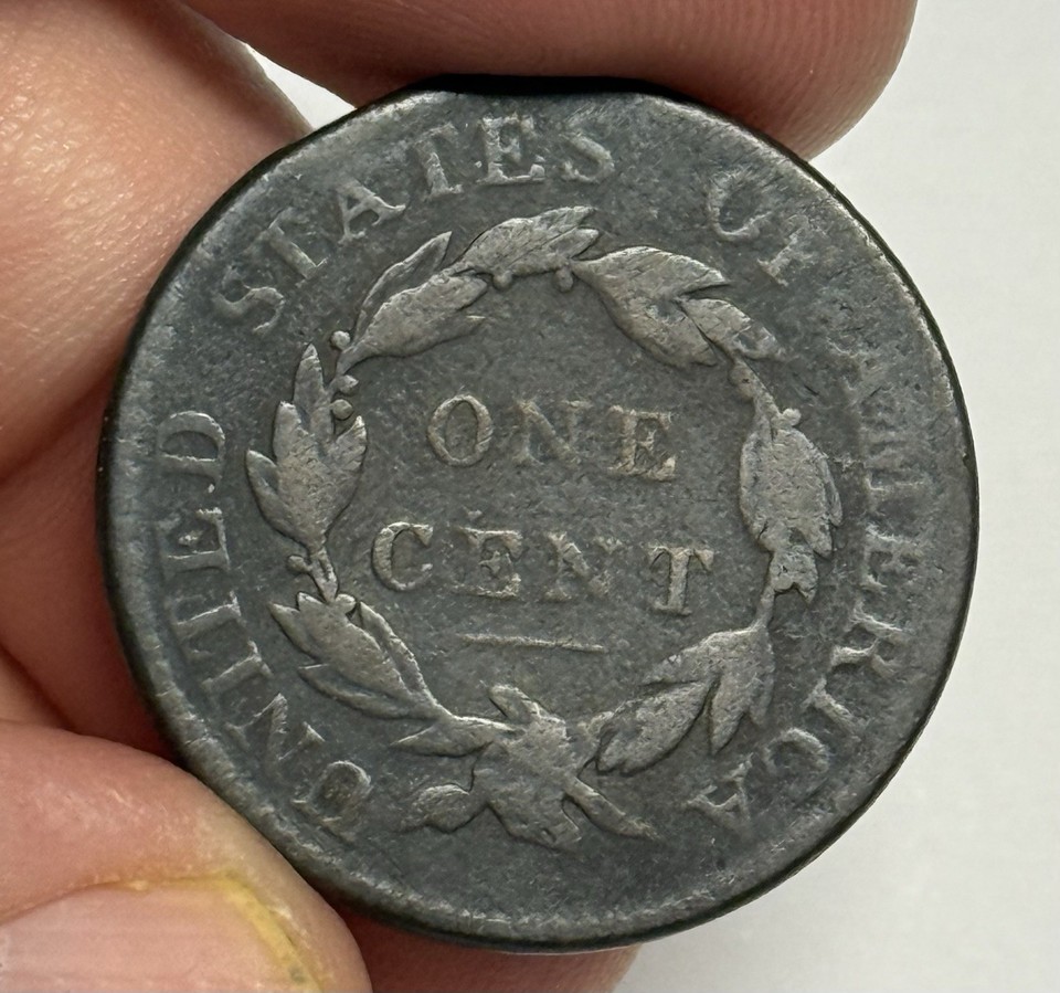 1818 Coronet Head Large Cent - VG w/ Minor Pitting U.S. 1c Type Coin | eBay