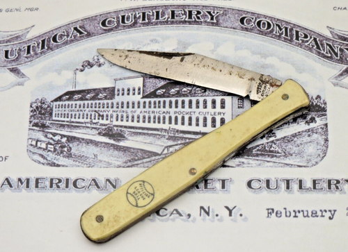 Antique 1910's to 30's Utica Cutlery Co Figural Baseball Bat Knife Nice ...
