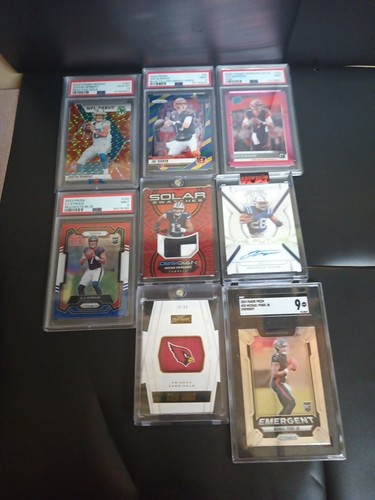 8 Card NFL Lot! Graded, Auto, Rc's, RPA Booklet And More! | eBay