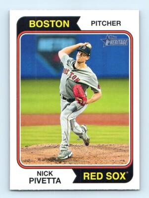 2023 Topps Heritage Nick Pivetta Boston Red Sox #187 | eBay