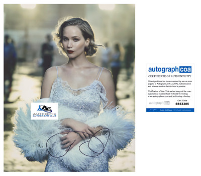 JENNIFER LAWRENCE AUTOGRAPH SIGNED 11X14 PHOTO HUNGER GAMES ACOA | eBay