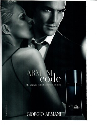 2010 Print Ad Armani Code Cologne by Giorgio Armani Code of Seduction ...