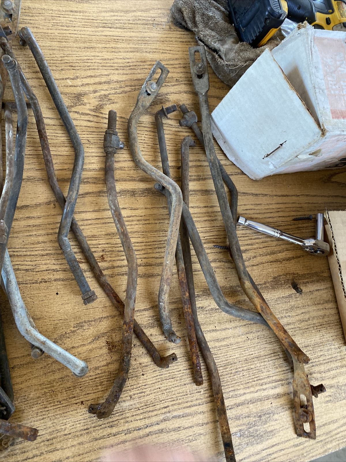 chevy 4 speed shifter linkage arm rods 59 Pieces Muncie Saginaw Shift ...