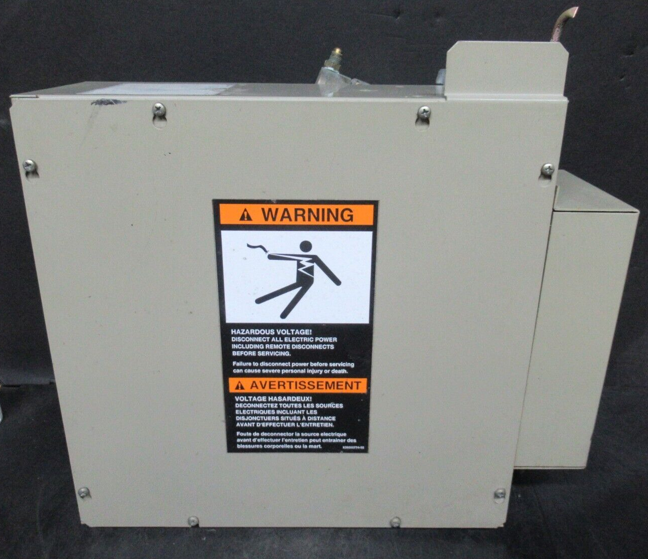 TRANE PURGE MODULE ENCLOSURE PRGC001AC0A X13650454-08 REV. K 110 VOLT ...