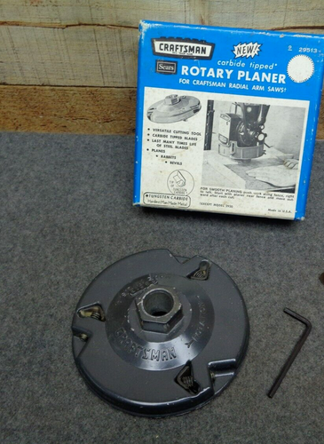 Vintage Craftsman ROTARY PLANER for Radial Arm Saws 9-29513 Carbide ...