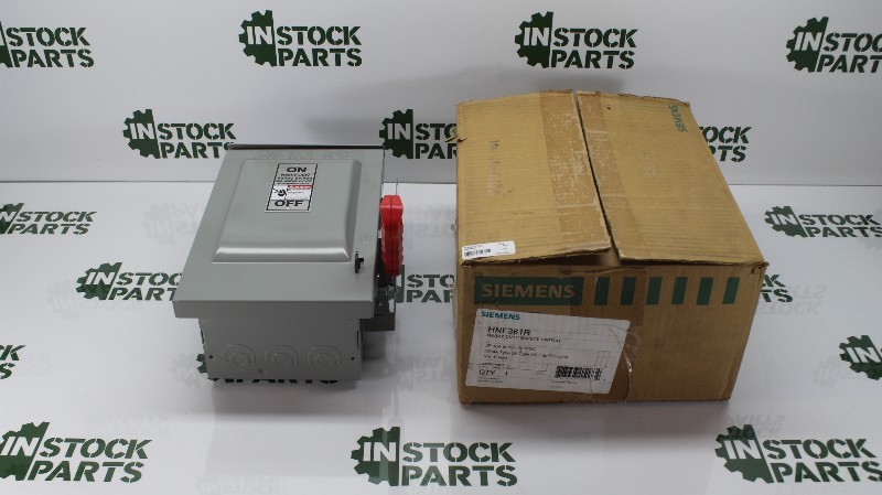 Siemens HNF361R 30-Amp 3 Pole 600-volt 3 Wire Non-Fused Heavy Duty ...