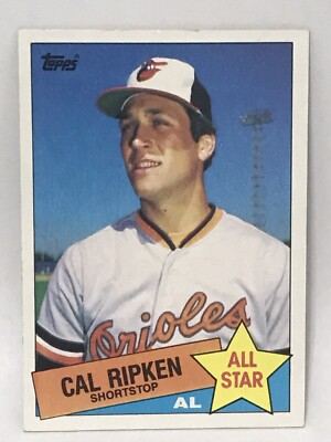 Cal Ripken, Jr. 1985 Topps All-Star baseball card # 704 | eBay