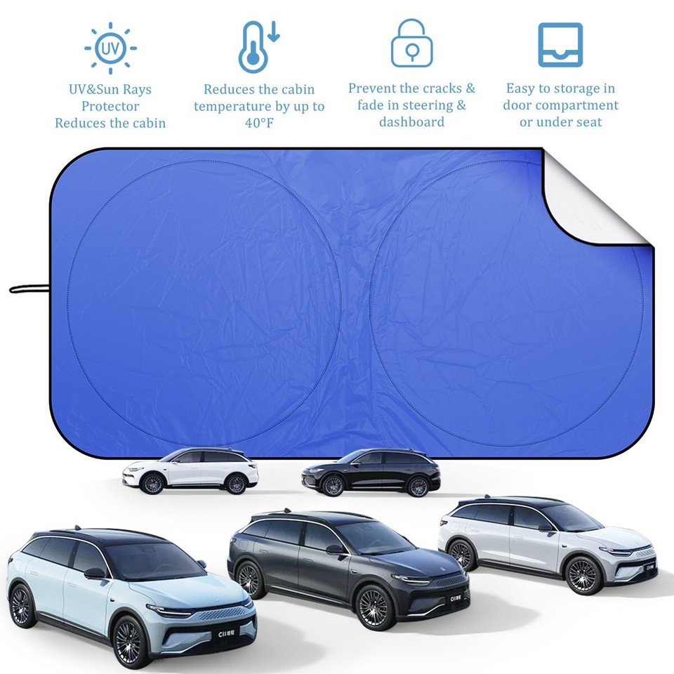 For Honda Car Sun Shade UV Windshield Sunshade Front Window Cover Visor ...