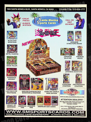 Santa Monica Sports Cards Yu-Gi-Oh! TCG 2003 Print Magazine Ad Poster ...