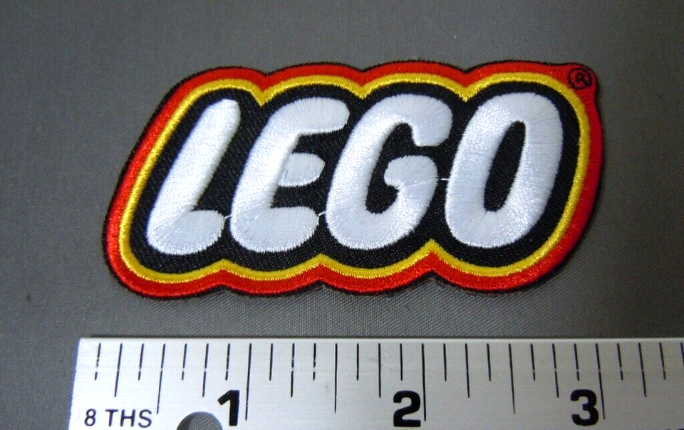 LEGO Iron-On Embroidered Patch - 3" x 1.5" | eBay