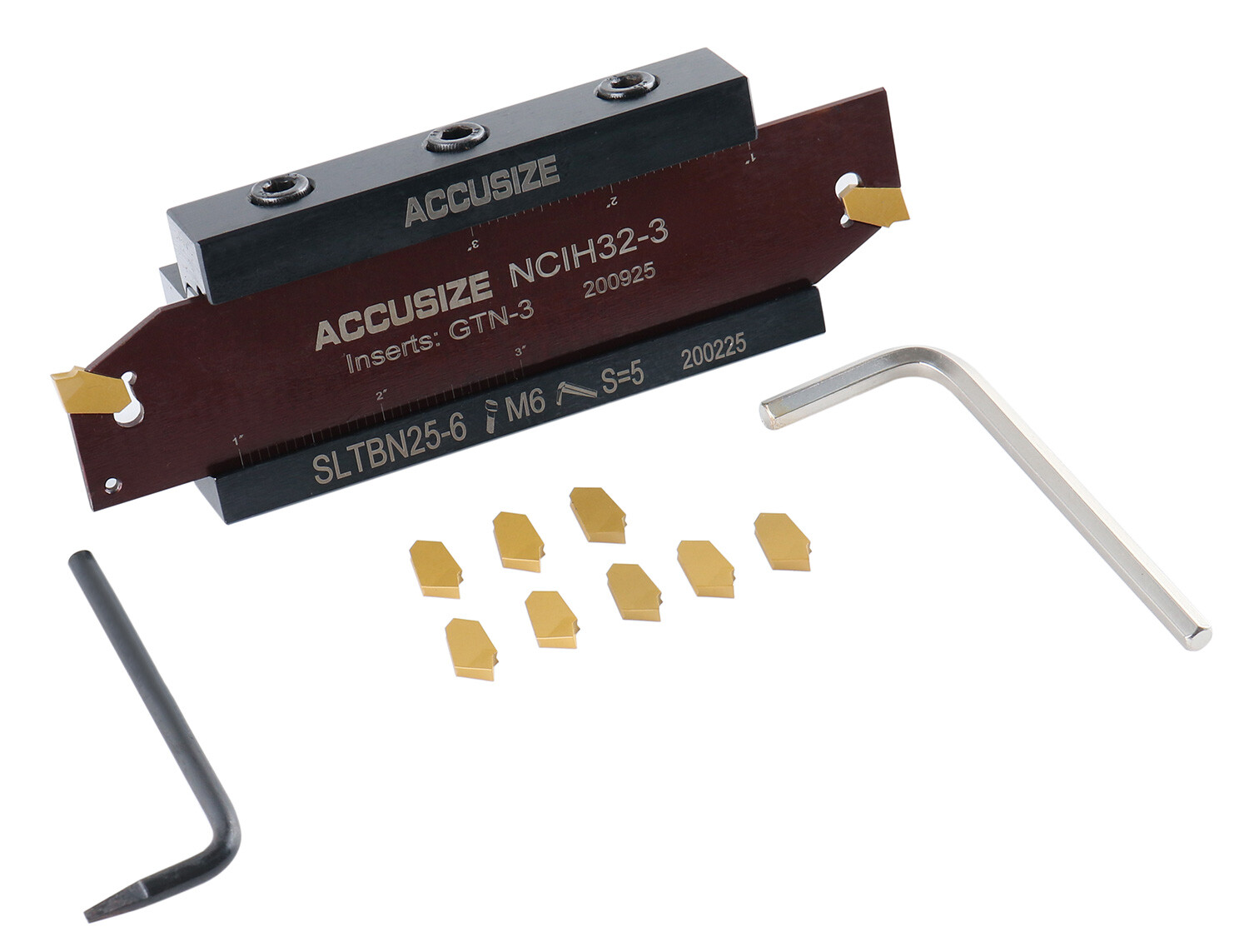 SLTBN25.4-6, NCIH 32-3 SELF-LOCK CARBIDE CUT-OFF TOOL BLOCK SET ...