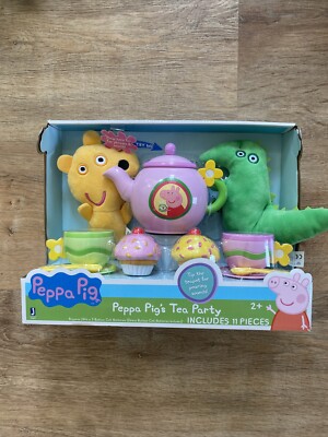 Peppa Pig’s Tea Party Talking Tea Pot Teddy Mr Dinosaur Sealed! | eBay