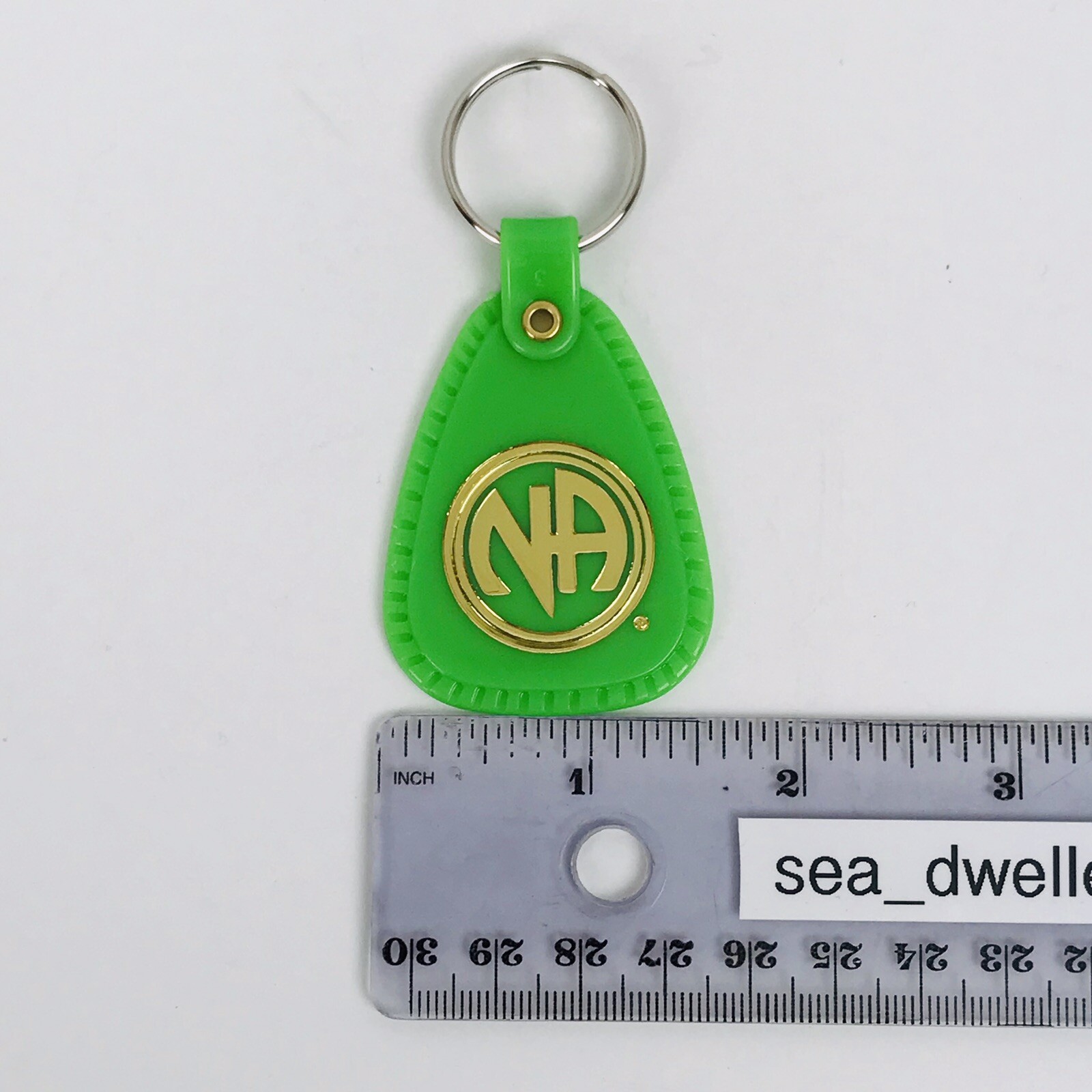 NARCOTICS ANONYMOUS NA KEY TAG Green 60 Days Recovery 12 Piece English ...
