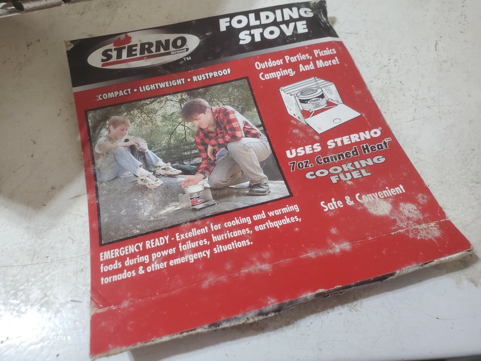 Vintage Sterno Brand Folding Stove Outdoor Camping Compact Lightweight ...