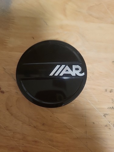 American Racing Wheel Center Cap Snap In Gloss Black/Chrome Logo ...