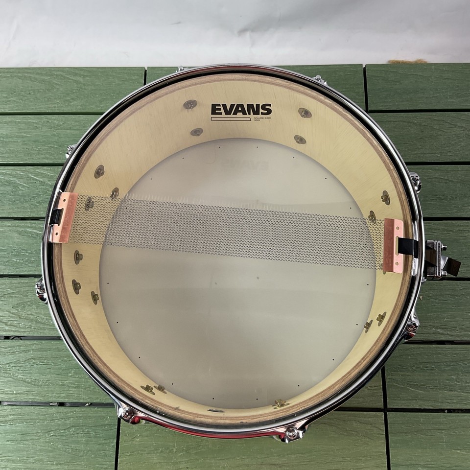 Yamaha Wood Shell Snare Drum 14” by 6" Inch Air Seal System Black Fade ...