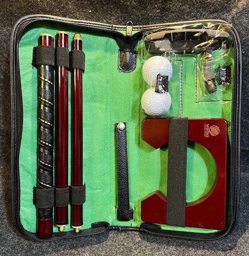 New Wipro Portable Collapsible Practice Putter Golf Set w/ Case Office ...