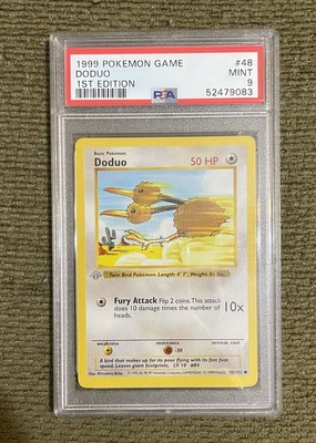 Pokemon Doduo Base Set Shadowless 1st Edition 48/102 PSA 9 | eBay
