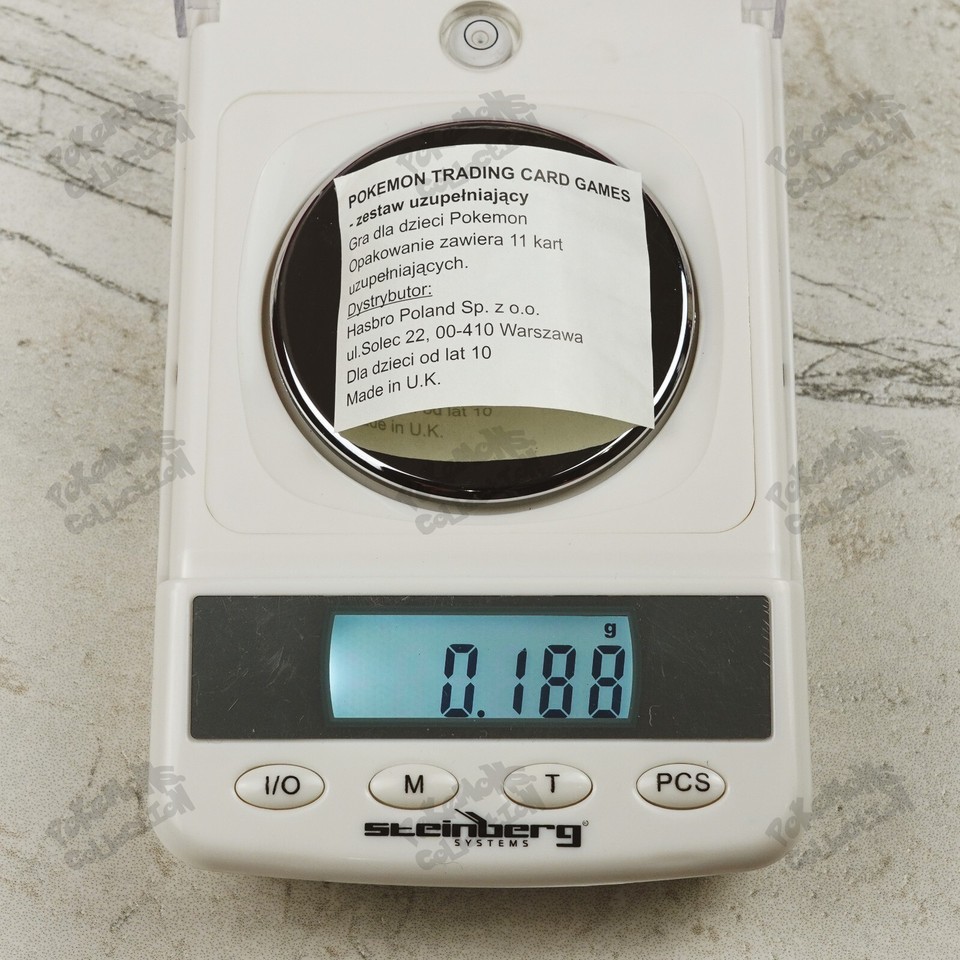 20.844g Blastoise art! Pokemon Base Set Booster Pack TCG 4th print UK ...